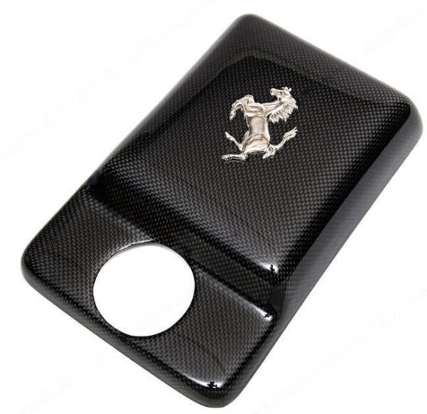 Carbon Fiber Coolant Exclusive Tank Cover with Cavallino 360 Ferrari ...