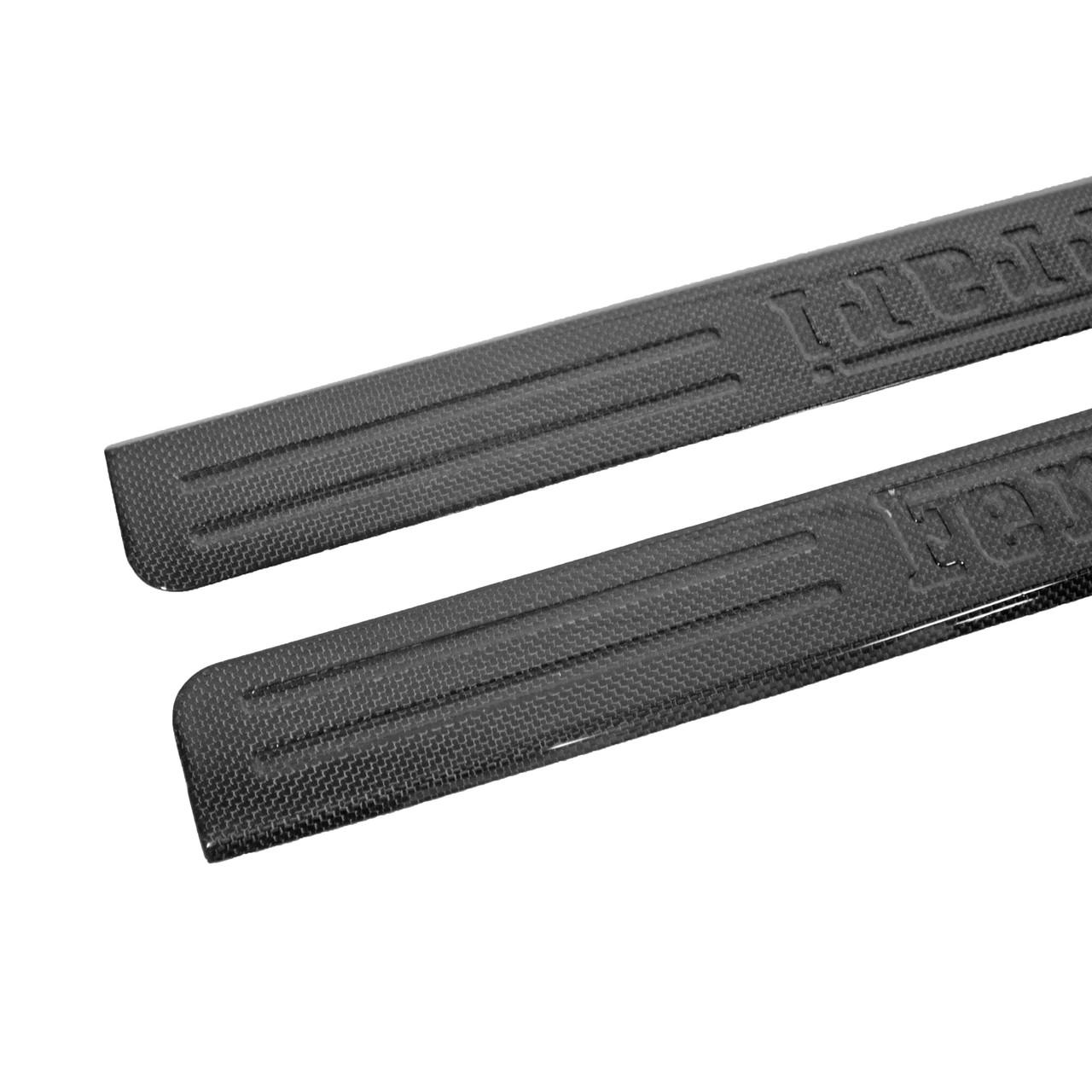 Carbon Fiber Right and Left Embossed Door Sill Trim - Ferrari F8 ...