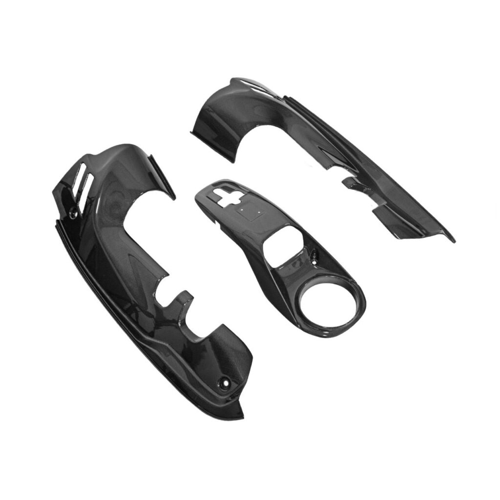 Carbon Fiber 3 Piece Engine Bay Set - Ferrari 488 Pista Spider - Corsa Crew