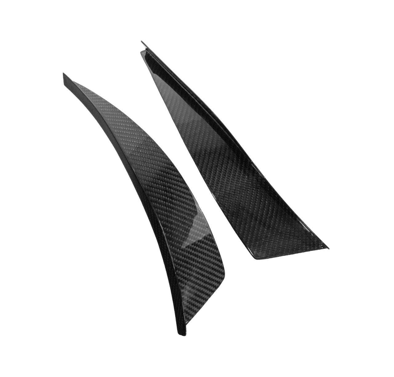 Carbon Fiber GT4 Version Front Bumper Canards - McLaren 570S/540C/570GT ...